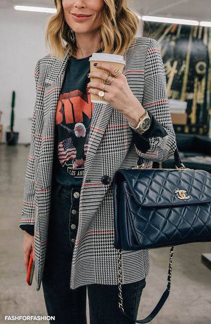 check blazer street style fashion-26 - FROM LUXE WITH LOVE